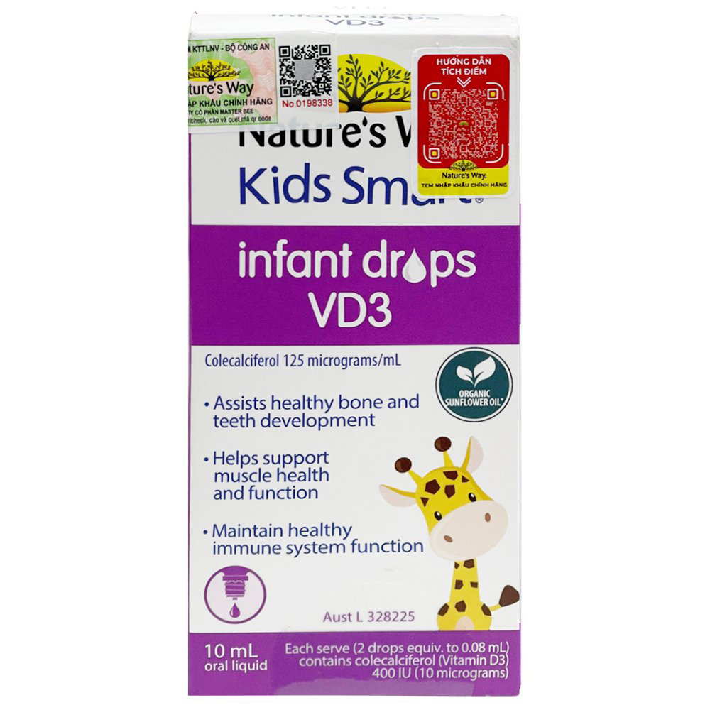 Nature’s Way Kids Smart Infant Drops VD3 Bổ Sung Vitamin D Cho Bé – Sóc ...
