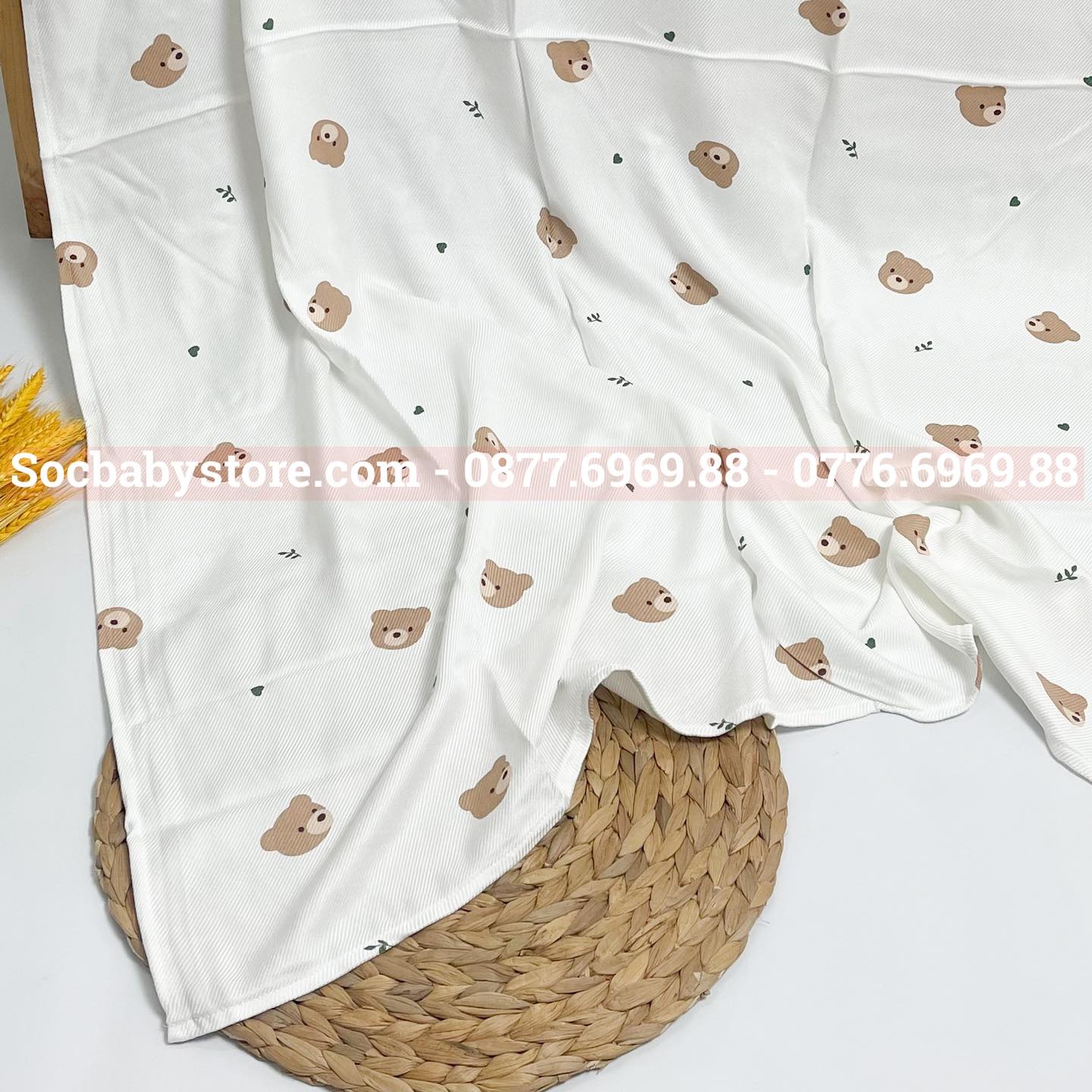 Chăn sợi tre lụa Poro-Poro – Sóc Baby Store